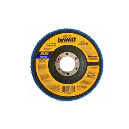DISCO FLAP 4-1/2″ G080 ZIRCONIO DW8309 – DEWALT – Equipment and Rental Cuf